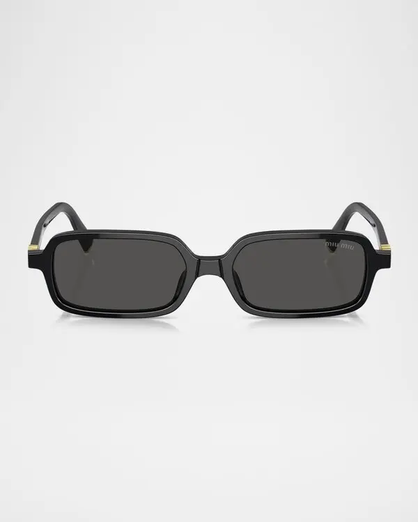 Miu Miu 11zs Rectangular Sunglasses