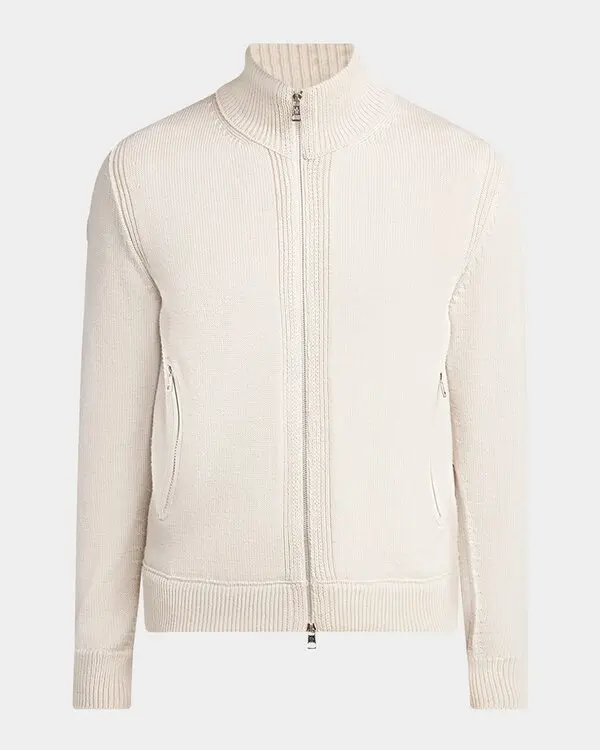 Moncler Edit Padded Back Wool Cardigan