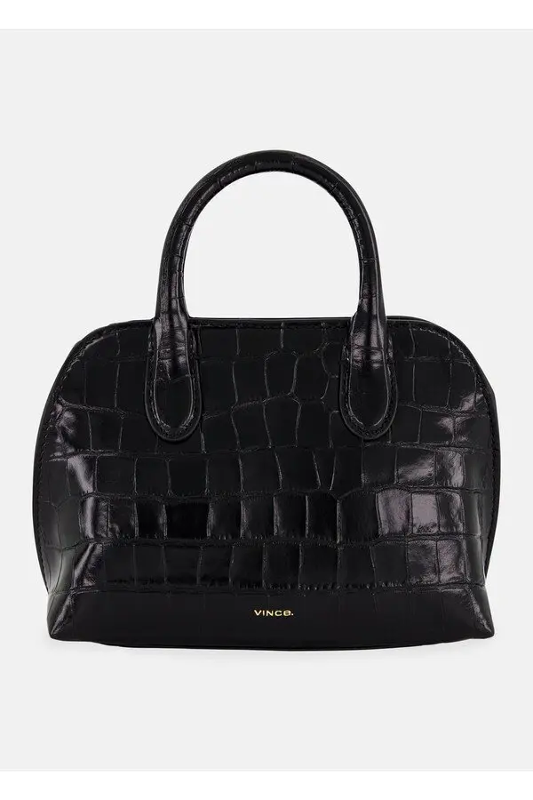 Vince Delphine Croc-embossed Leather Mini Bag