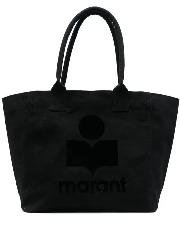 Isabel Marant Yenky' Small Tote Bag With Logo On The Front In Cotton