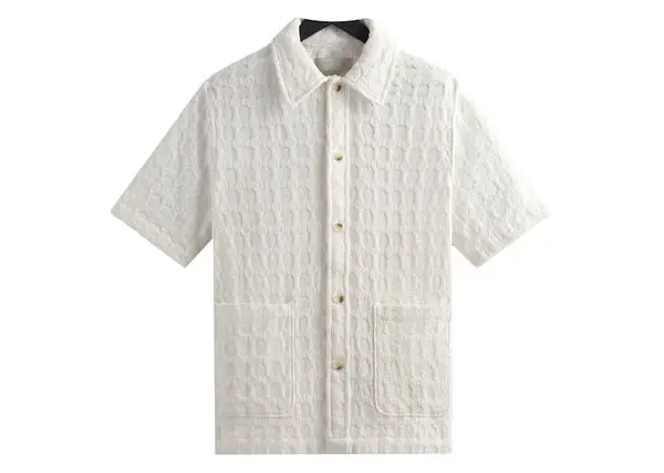 Kith Honeycomb Dobby Boxy Collared Overshirt