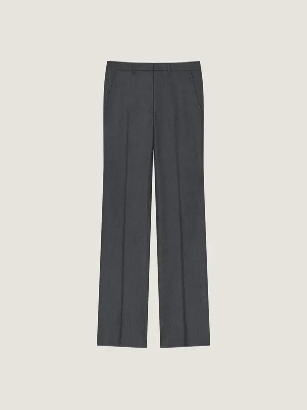 Givenchy Straight Leg Tailored Trousers In Flannel