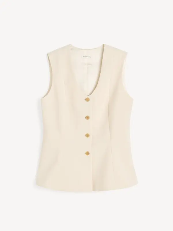 BY MALENE BIRGER Merlin Waistcoat - Pearl