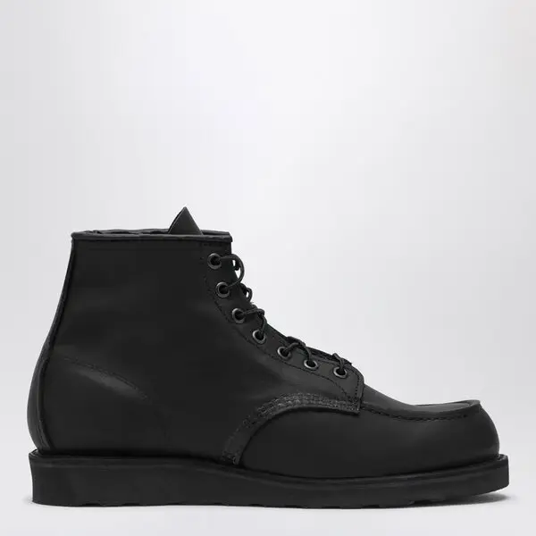 Red Wing 8074 Moc Toe Leather Boots - Black