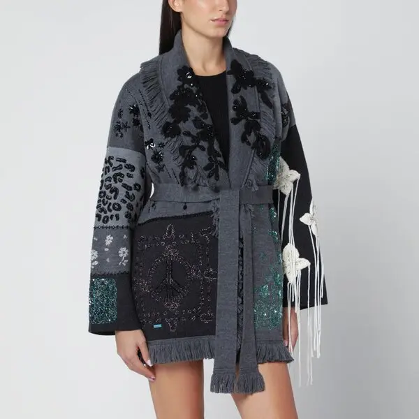 Alanui Dark "midnight In Manhattan" Cardigan