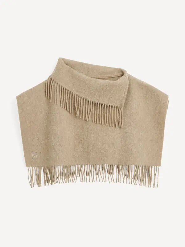 BY MALENE BIRGER Turtla Wool Fringe Bib