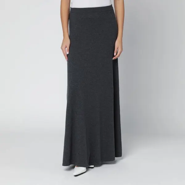 Balenciaga Long Wool Skirt