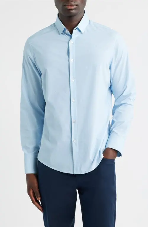 Mizzen+main Leeward No Tuck Trim Fit Performance Button-up Shirt