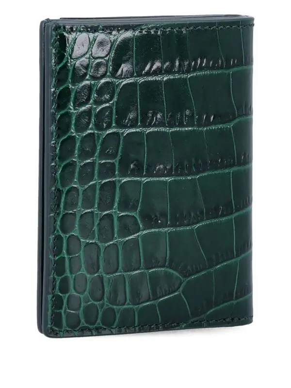 TOM FORD Crocodile-effect Card Holder
