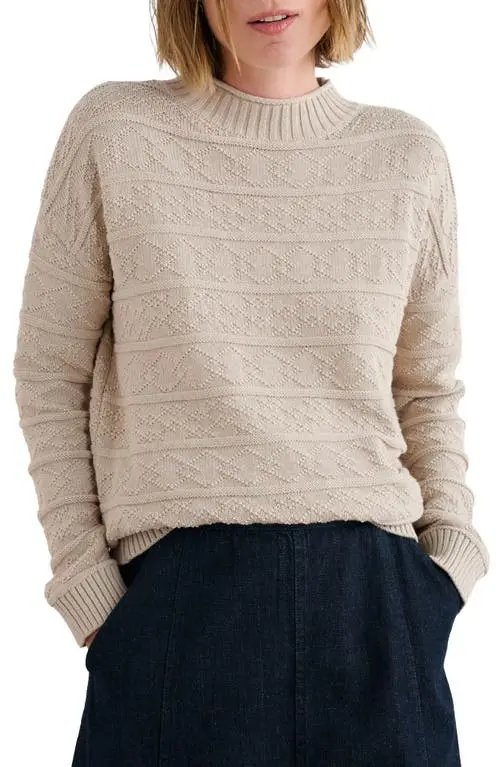 SEASALT CORNWALL Penkestle Cotton Crewneck Sweater