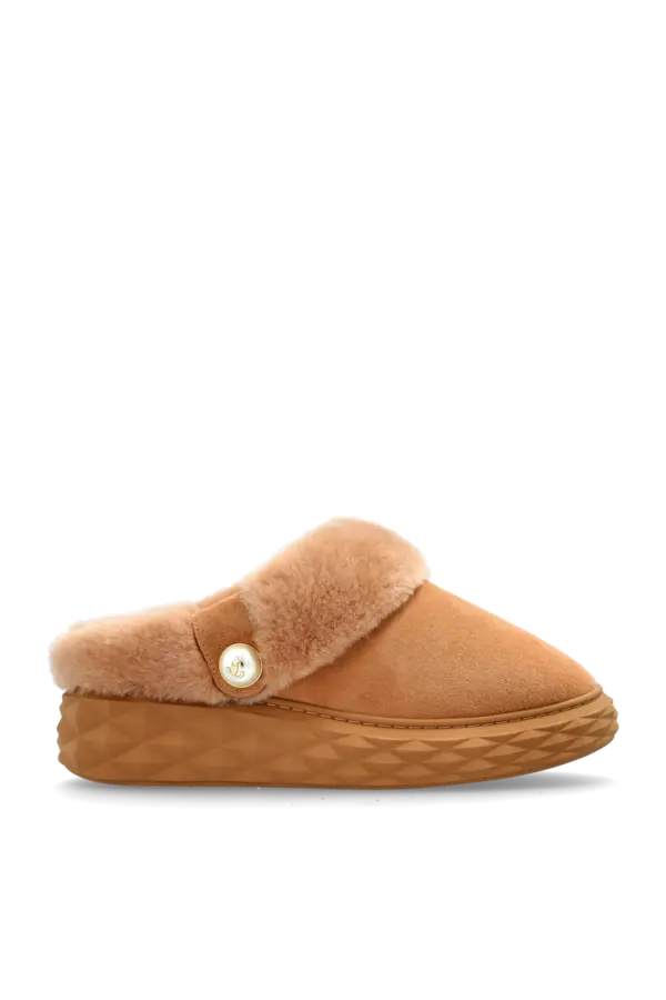 JIMMY CHOO Platform Slides "diamond Maxi
