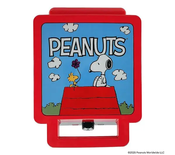 UNCANNY BRANDS Peanuts Deluxe 4-part Waffle Maker