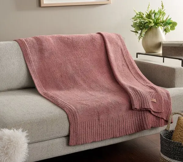 Barefoot Dreams As Is Cozychic 54x72 Stacked Ribbed Throw