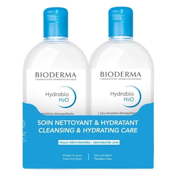 BIODERMA Hydrabio H2o Micellar Water Duo 16.9 Oz