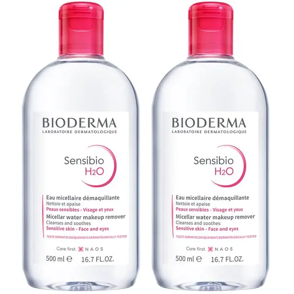 BIODERMA Sensibio H2o Micellar Water Duo 16.9 Oz