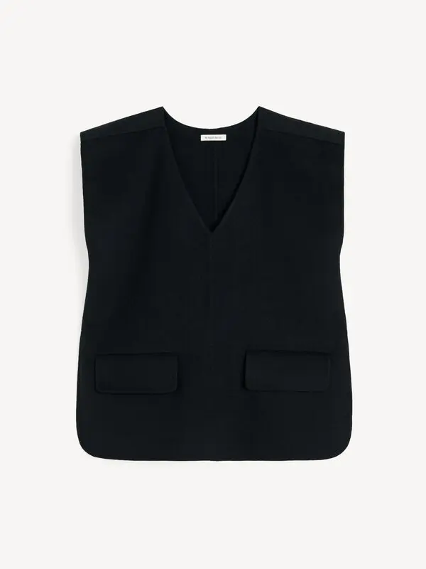 BY MALENE BIRGER Cilia Wool Vest - Black
