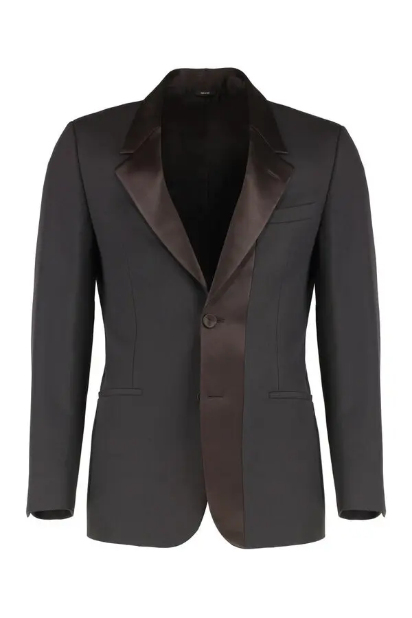 Fendi Blazer In Crepe Wool