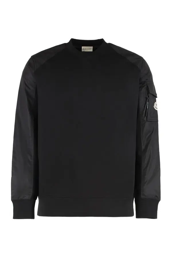 Moncler Sweatshirt In Cotton Blend