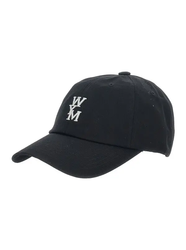 WOOYOUNGMI Baseball Cap With Logo On The Front And Logo Lettering On The Rear In Cotton