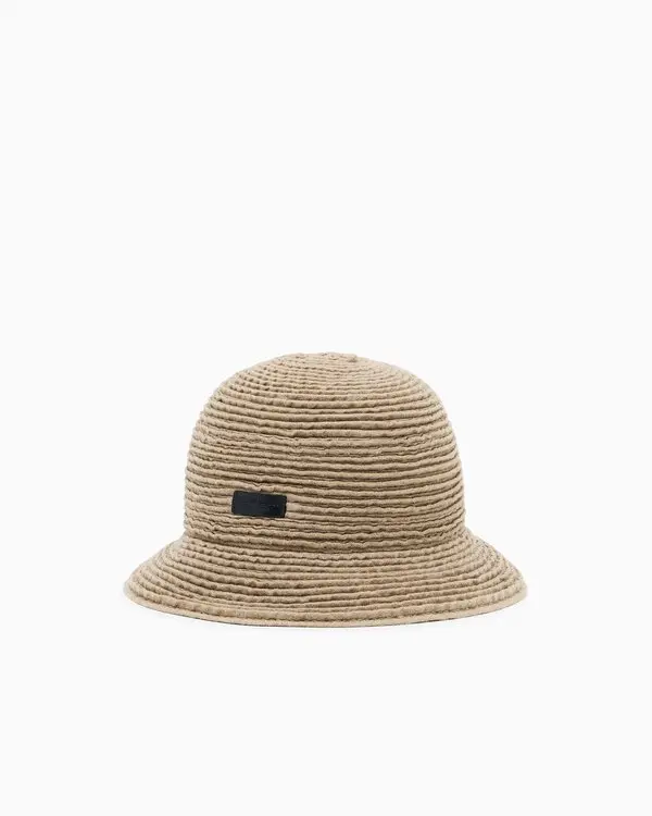 Giorgio Armani Hat In Wool Webbing - Brown