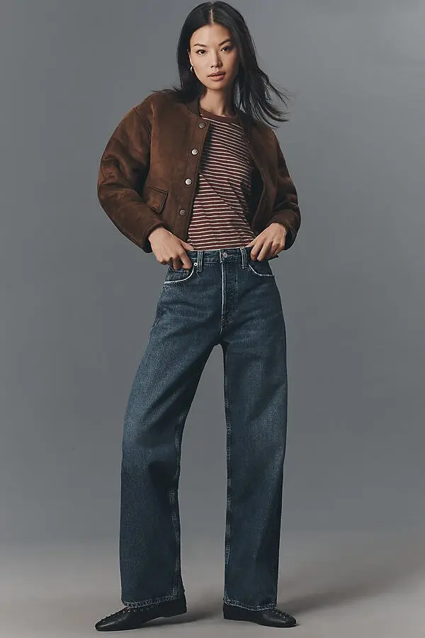 AGOLDE Arc High-rise Taper Jeans