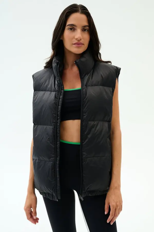 Splits59 Summit Nylon Puffer Vest - Black