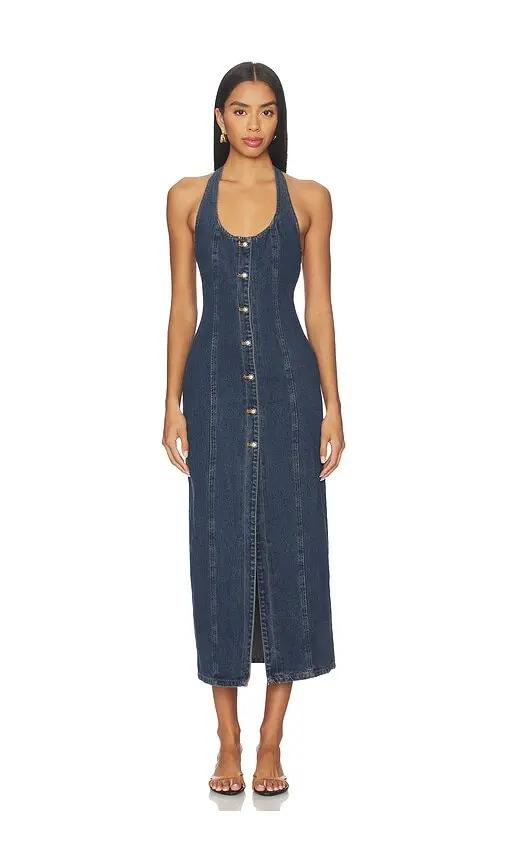 Lioness Kenny Maxi Dress In Blue