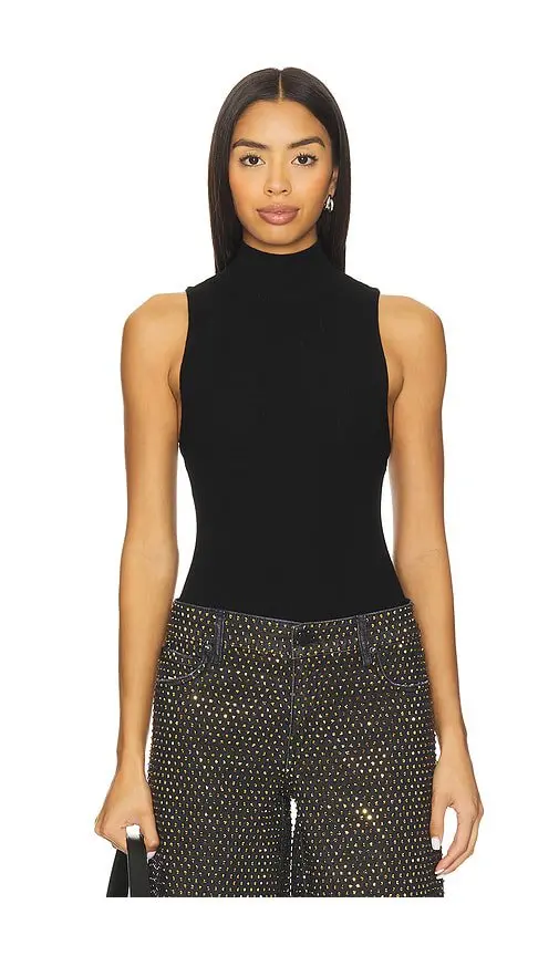 Alice + Olivia Darcey Novelty Ribbed Tank