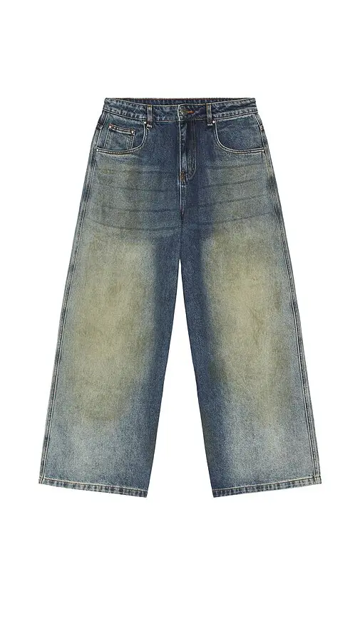 DRMERS CLUB Mud Stained Jeans - Dark Blue