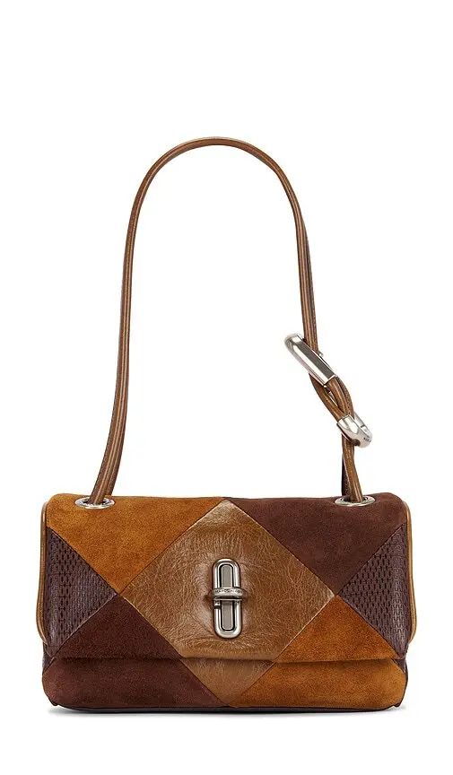 Marc Jacobs Mini Dual Shoulder Bag In Brown