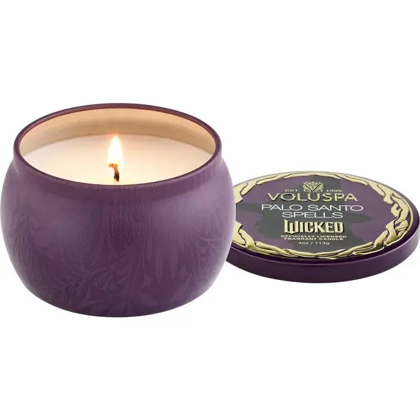 Voluspa Wicked Collection Palo Santo Spells Mini Tin Candle