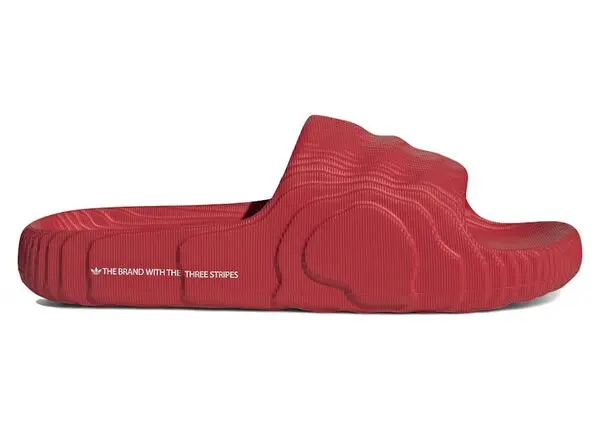 Adidas Adilette 22 Slides Scarlet
