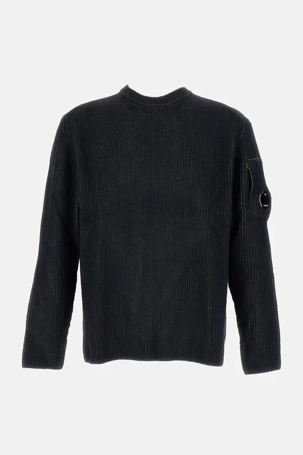 C.P. COMPANY Crewneck Fleece Knit Sweater