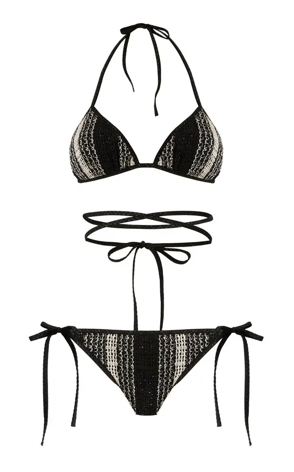 Missoni Wrap Detail String Bikini