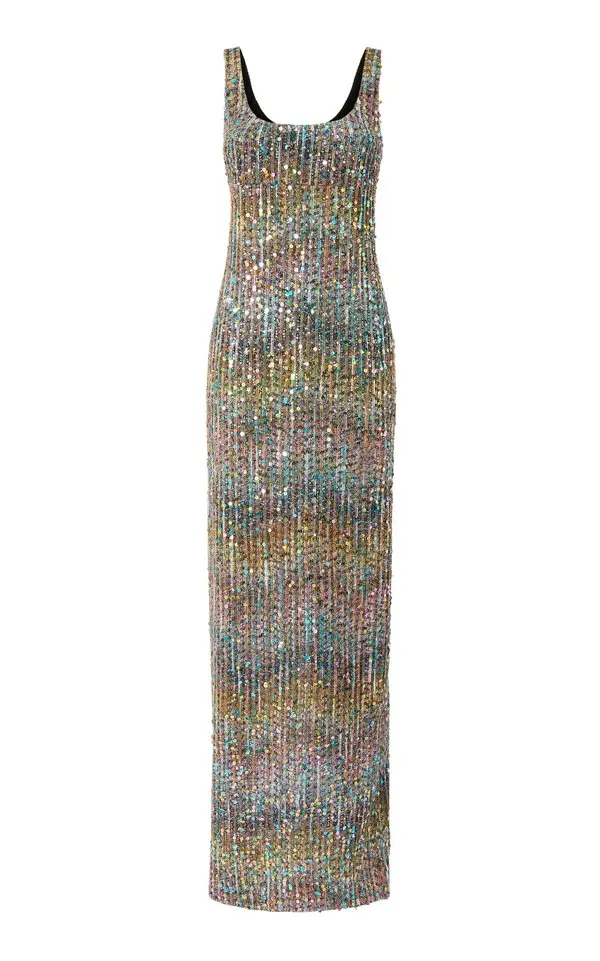 Missoni Sequined Caperdoni-knit Maxi Dress