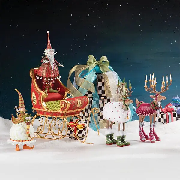 MACKENZIE-CHILDS Patience Brewster Dash Away Donna Reindeer Figure