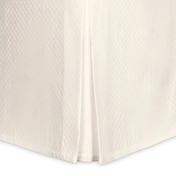 MATOUK Petra Bed Skirt, Full - Ivory