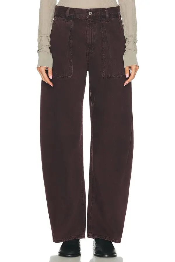 AGOLDE Sefton Utility Pant Jeans In Brown
