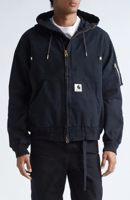 Sacai Carhartt Wip Washed Duck Canvas Jacket