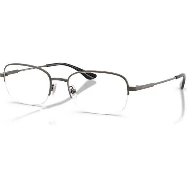 Brooks Brothers 54mm Rectangle Optical Glasses - Grey
