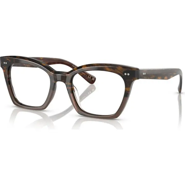 Oliver Spencer 52mm Butterfly Optical Glasses - Red
