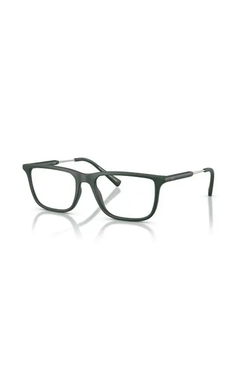 Armani Exchange 54mm Rectangle Optical Glasses - Green
