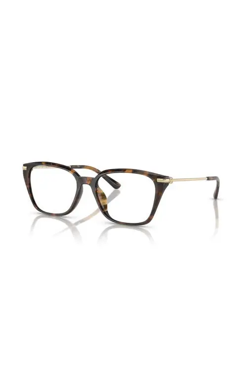 Michael Kors 54mm Rectangle Optical Glasses - Tortoise