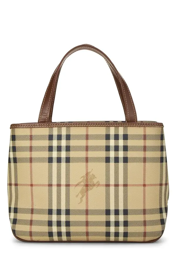 Burberry Haymarket Check Handbag Small