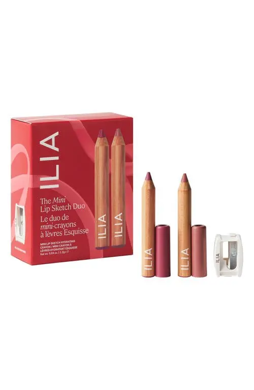ILIA The Mini Lip Sketch Duo Set $34 Value