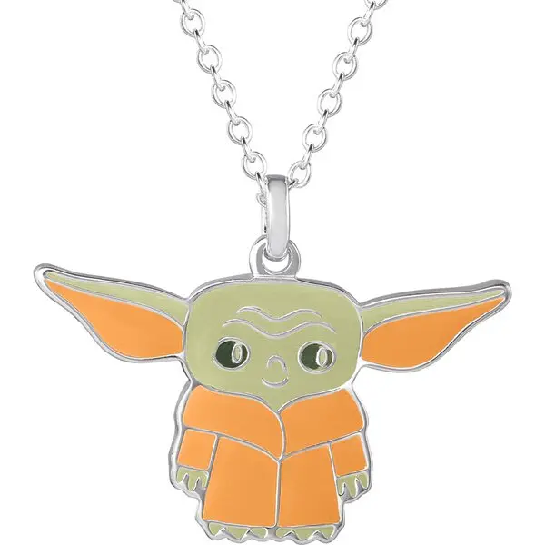 STAR WARS The Mandalorian Grogu Silver Plated Necklace