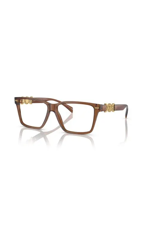 Versace 56mm Rectangle Optical Glasses