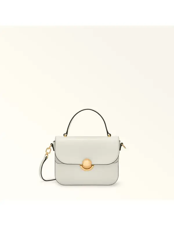 Furla Leather And Suede Handbag