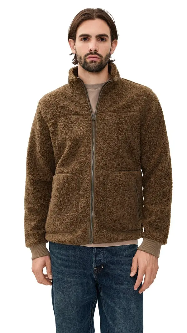 Rails Clark Sherpa Bomber Jacket