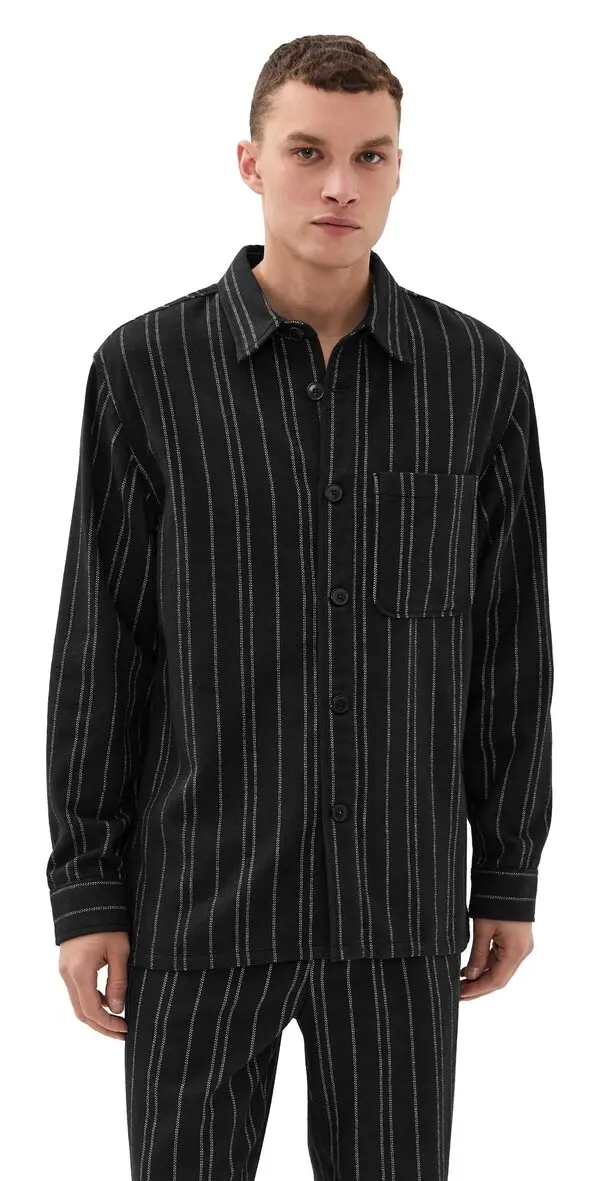 Isabel Marant Irudy Striped Overshirt